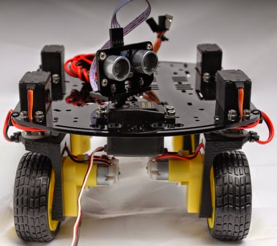 Andromina robot V.2.0: Robot Andromina ON ROAD v.1.2. (Arduino robot ...