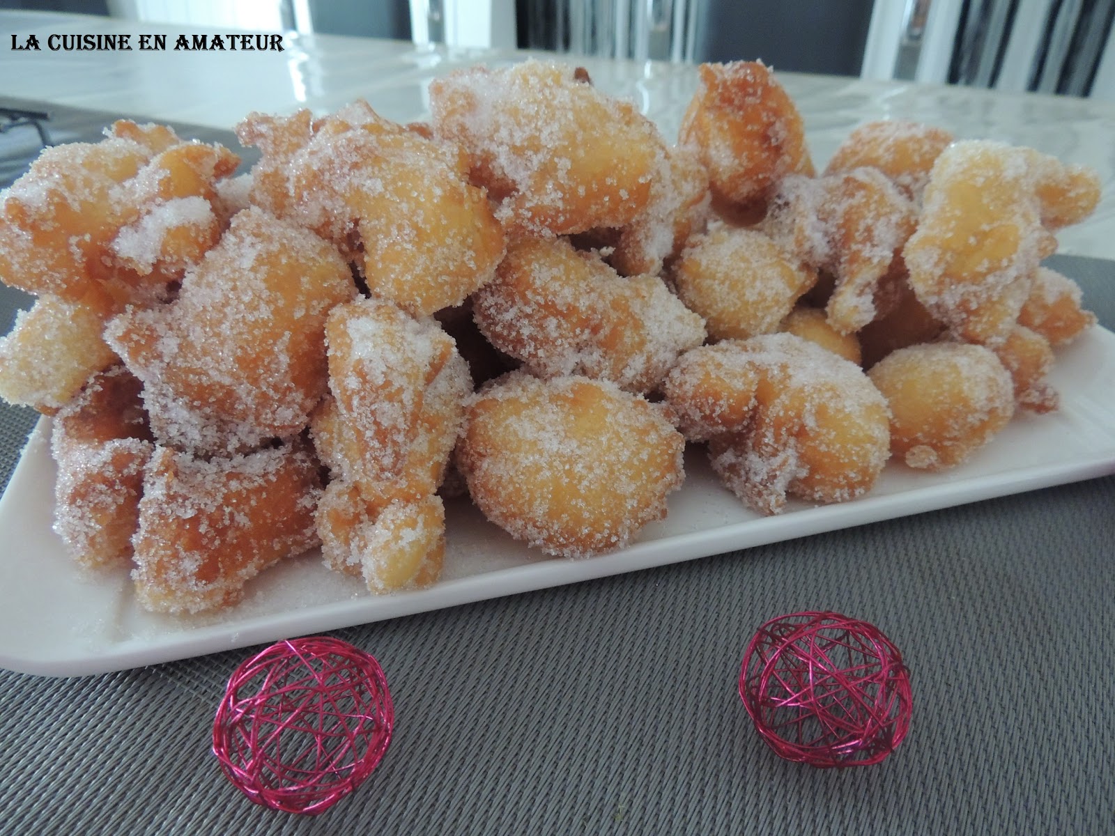 La cuisine en amateur de Maryline: Beignets au sucre