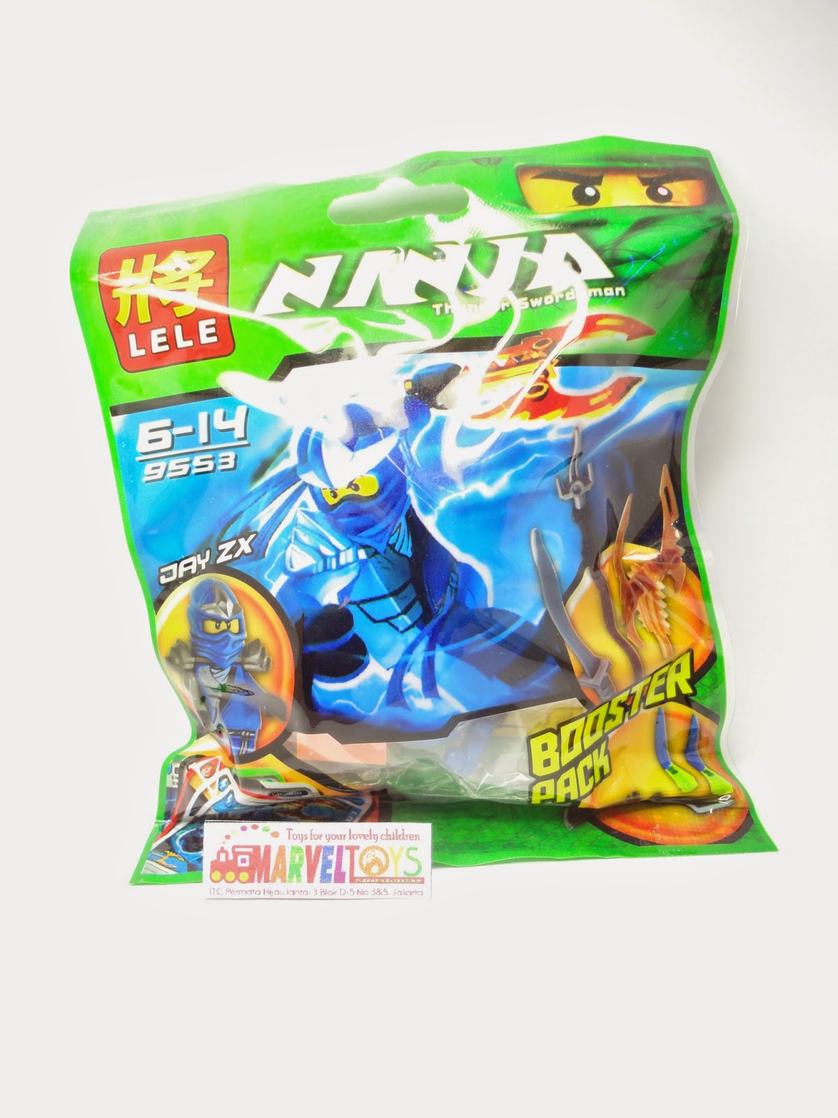 LELE BRICKS NINJA BOOSTER PACK - Toko mainan anak lengkap dan harga menarik