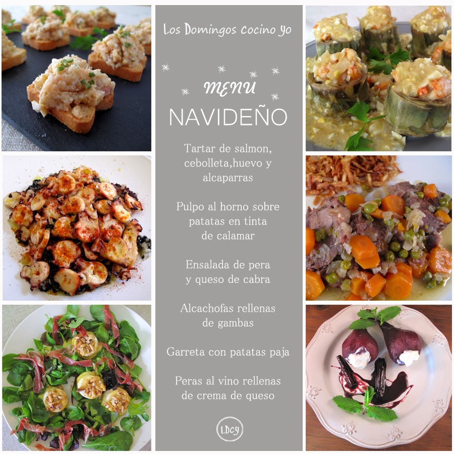 MENU NAVIDEÑO - LOS DOMINGOS COCINO YO