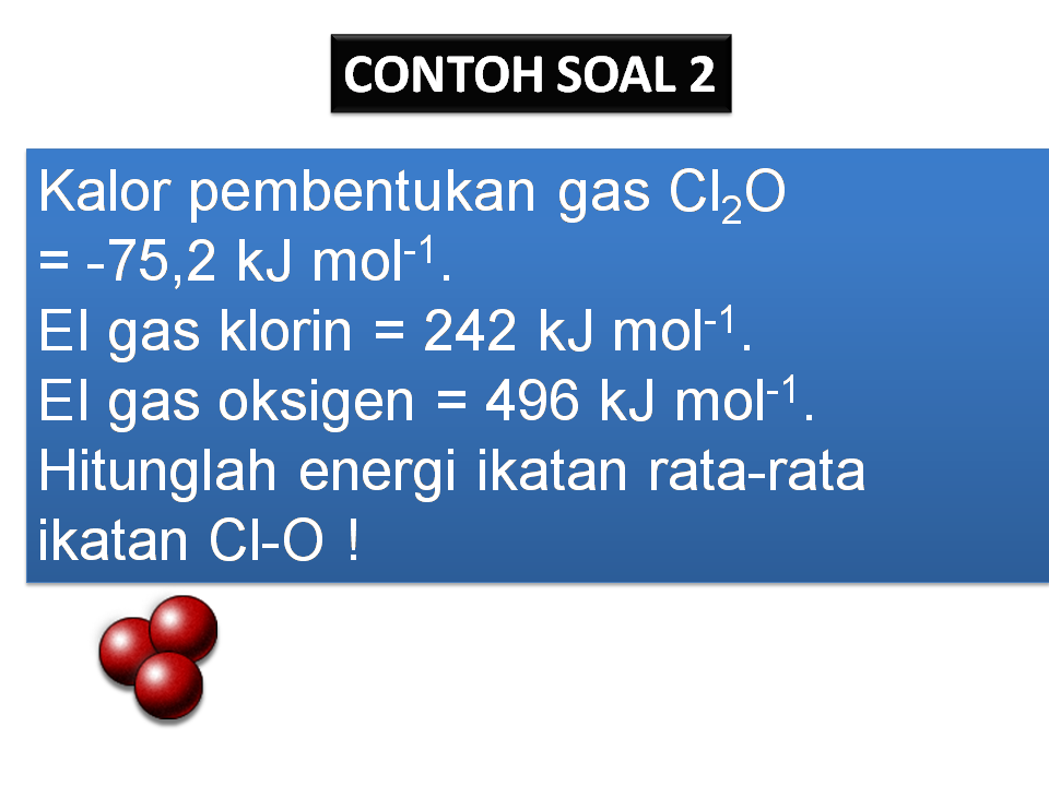 MENGHITUNG ENTALPI REAKSI DENGAN DATA ENERGI IKAT | KIMIA INDUSTRI
