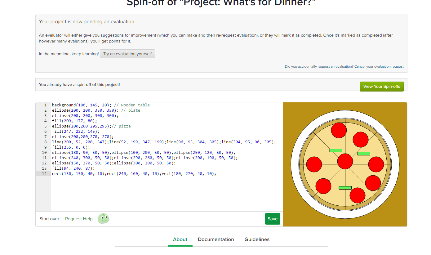 ACSS: Spin-off of "Project: What's for Dinner?"