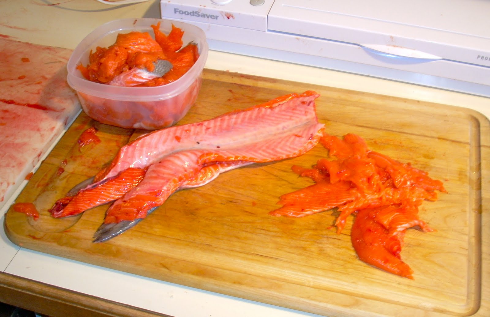 Progressive Alaska: Copper River King Salmon Scrap Ceviche