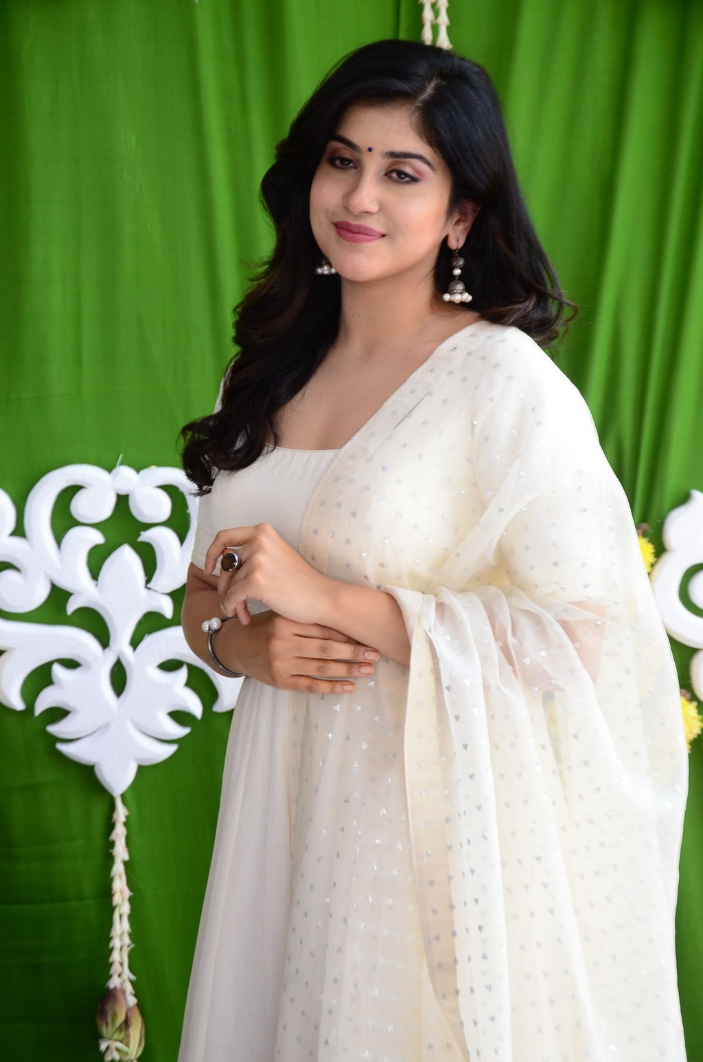 Manisha Raj at Panja Vaishnav Tej’s Debut Movie Launch - South Indian ...