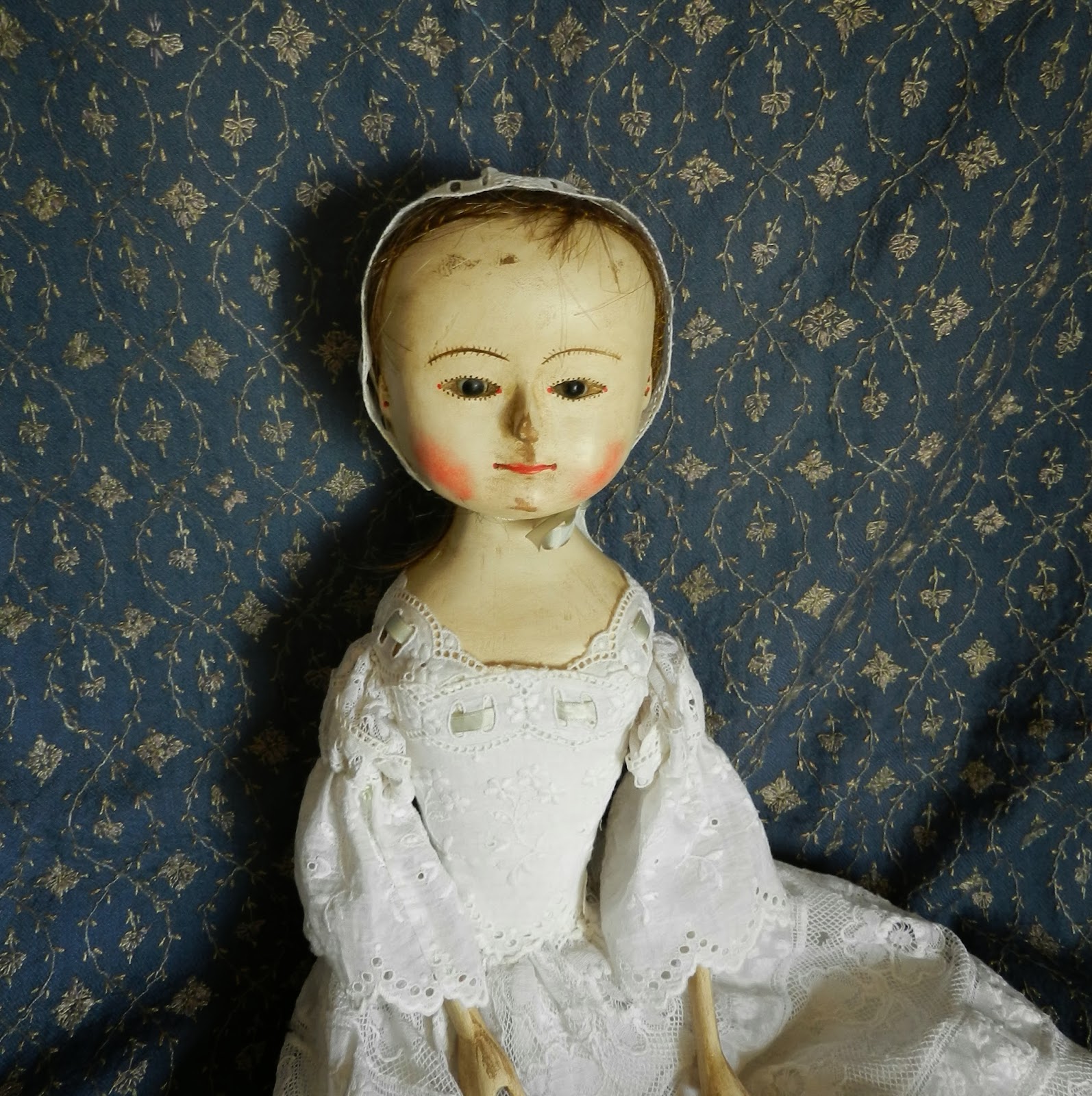 The Old Wooden Sisters: Queen Anne doll , royal baby available soon