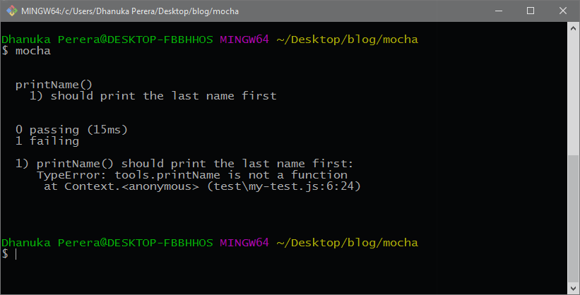 Unit Testing With Mocha