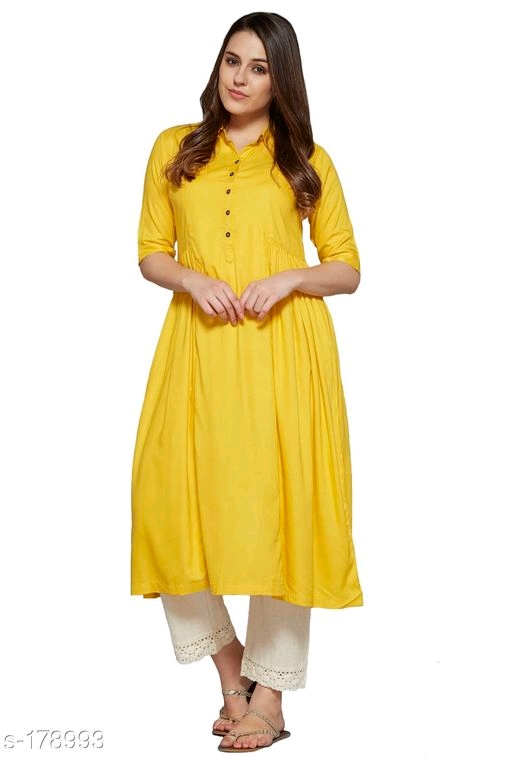 Long Solid Colored Kurtis @Price is variable COD avaialble, WHATSAPP no ...