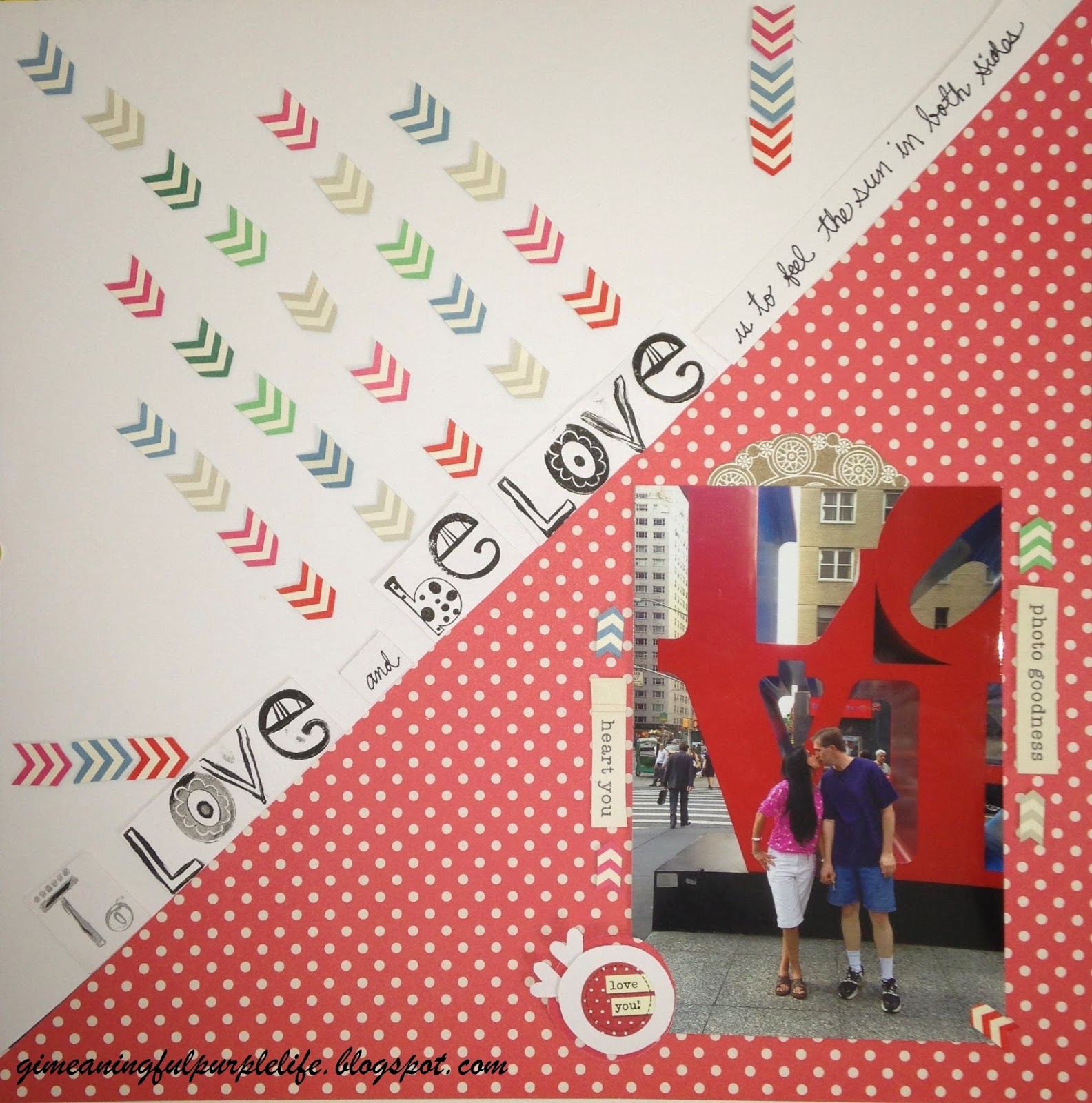 Gi meaningful purple life