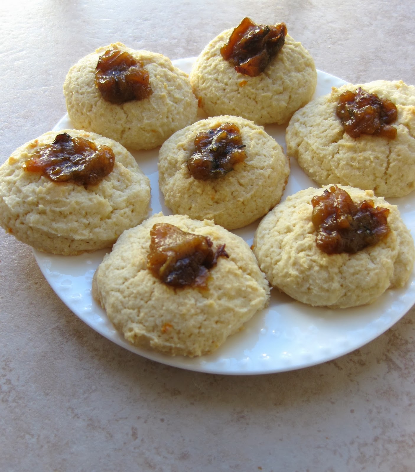 Stew or a Story: Goat Cheese Thumbprint Cookies with Homemade Pear Jam