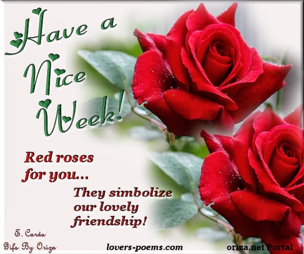 Gifs by Oriza - Lover Messages: Have a nice Week!!