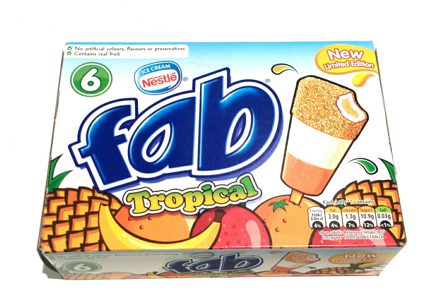 Grocery Gems: Review: Limited Edition Fab Tropical Ice Lollies