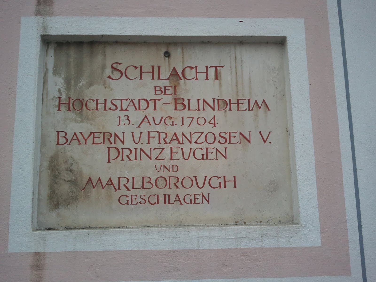 The Wilde Goose: Battle of Blenheim / Blindheim 1704