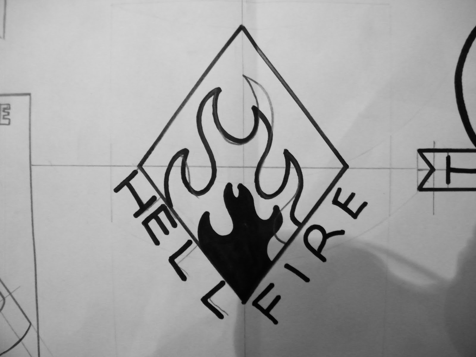 Design Practice: Responsive// HellFire Design Sheets & Starting Off