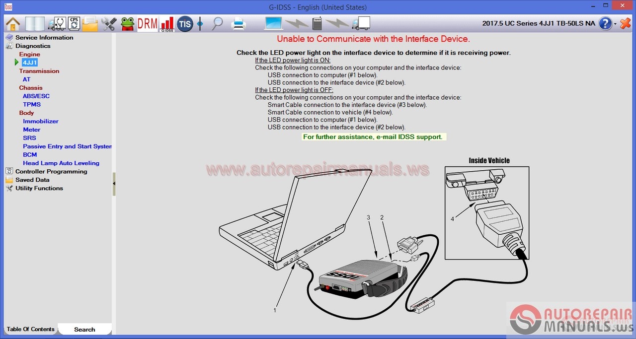 autoepcservicetruck: ISUZU G-IDSS +Update [05.2017] English