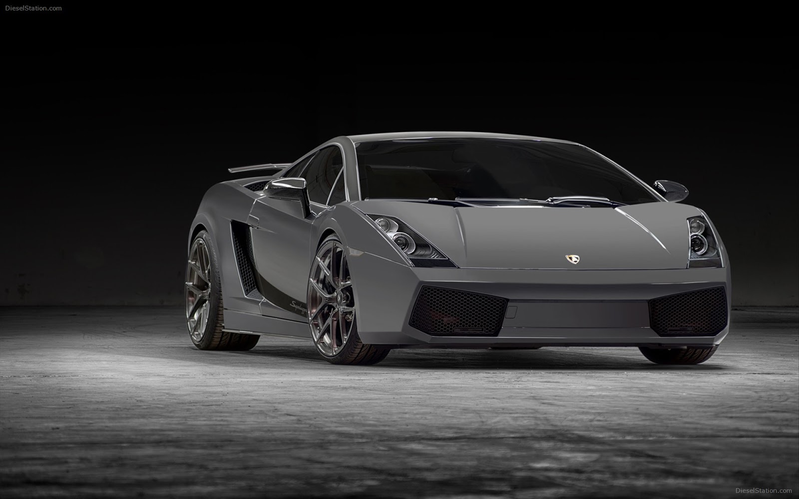 My Wallpaper Collection: Beautiful Lamborghini in Metallic Grey