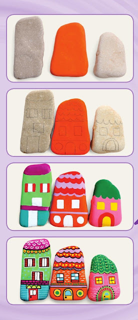 Handmade by Deb: Stone Painting for Kids Review & GIVEAWAY