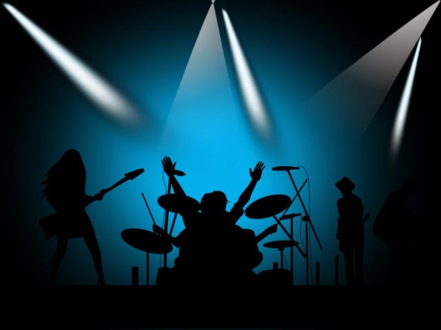 nicepowerpointtemplate: Cartoon concert dynamic PPT background images ...