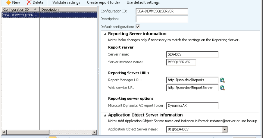 Microsoft Dynamics AX/365: Configure Report Servers
