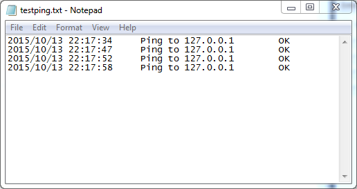 Ping Logger - HadiSCADA