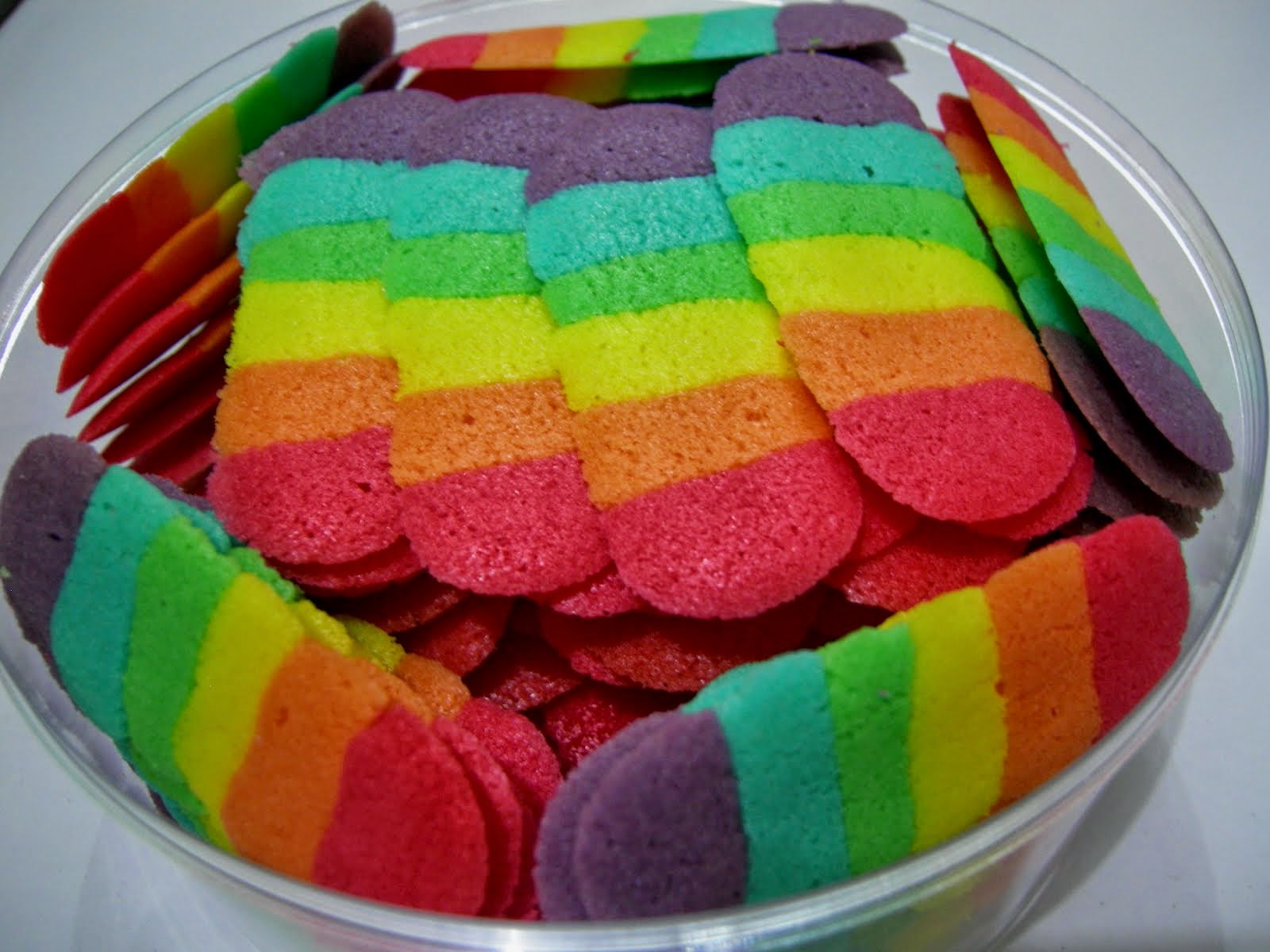 Resep Cake Lidah Kucing Rainbow Pelangi Special Maniss | Selera Nusantara