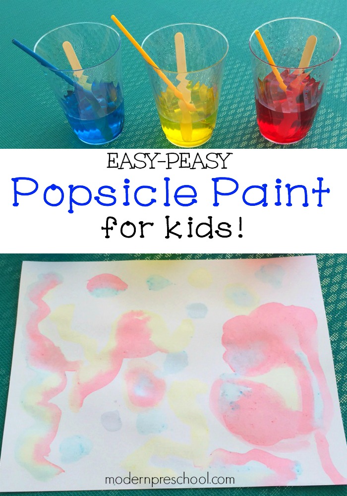 Popsicle Paint Recipe for Kids