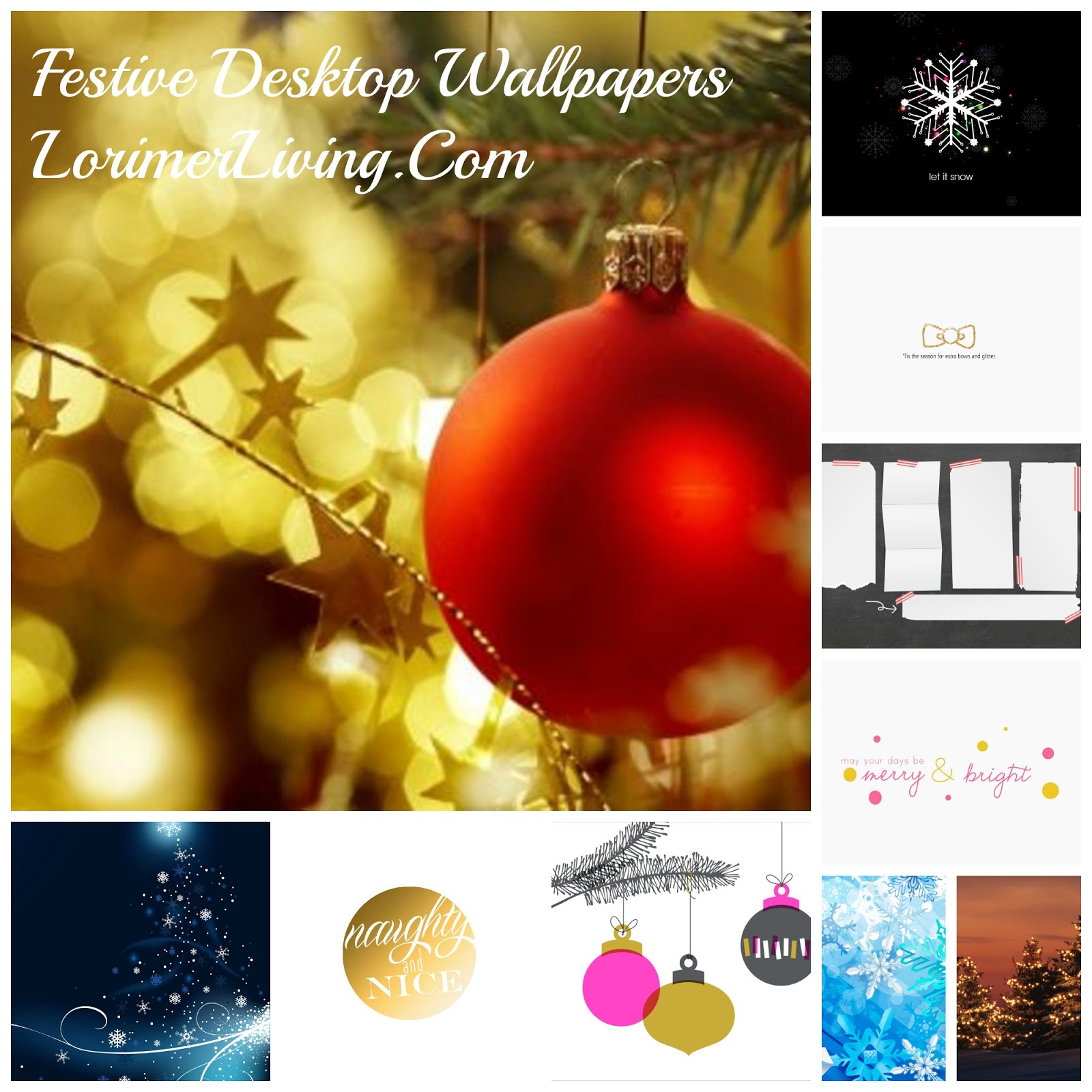 Festive Backgrounds for Your Phone & Workspace