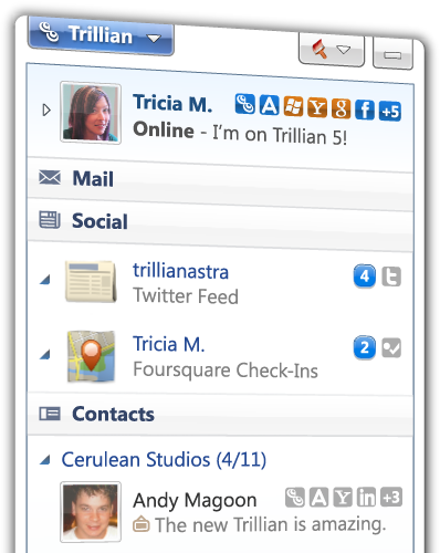 Trillian, mensajería instantánea IM | Desarrollo .Net