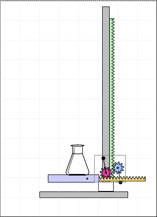 PStricks : applications: Pignon-crémaillère : application 1