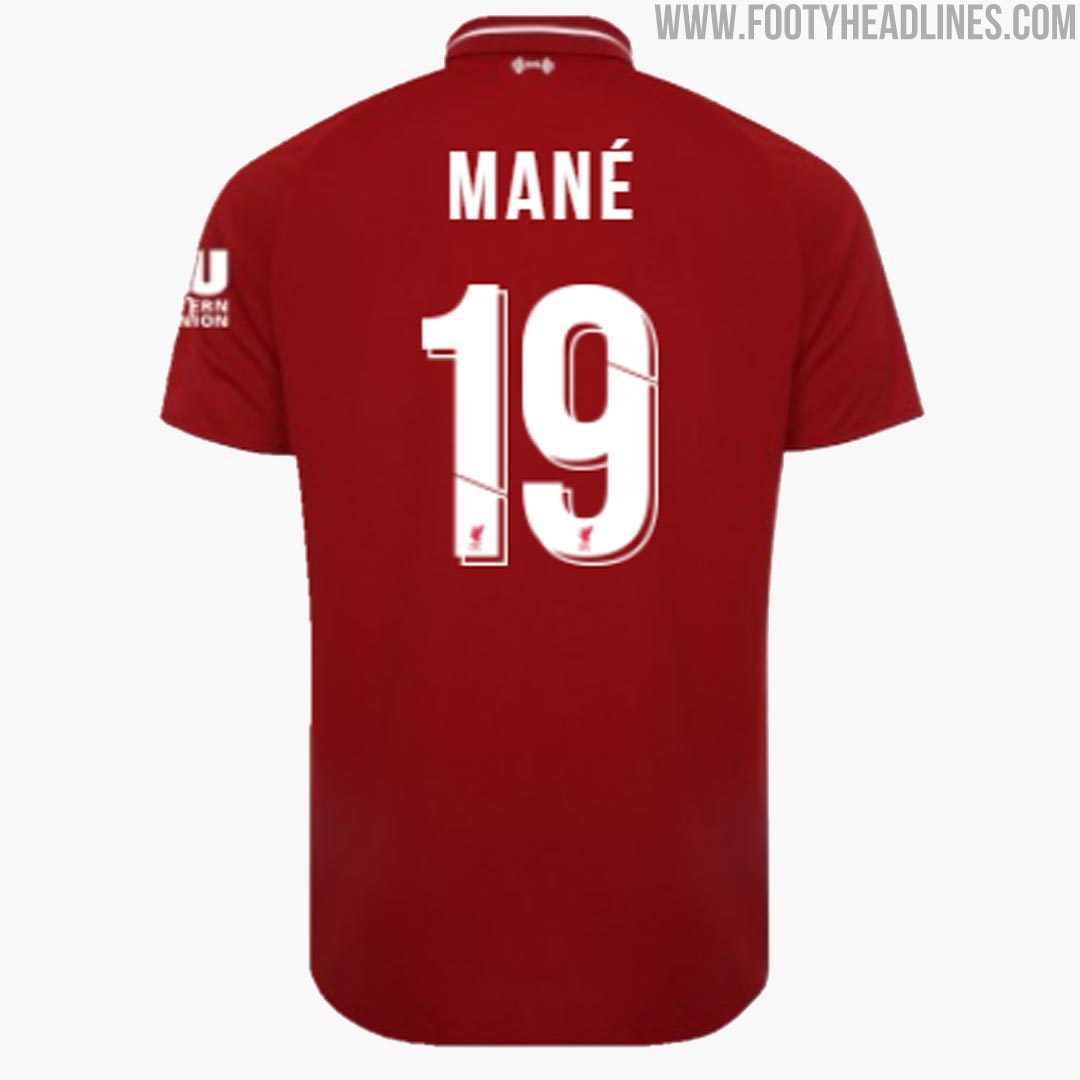 All-New Liverpool 18-19 Kit Font Revealed - Footy Headlines