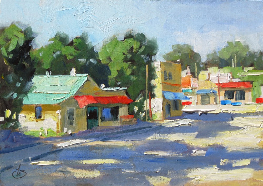 TOM BROWN FINE ART: SMALL TOWN AMERICA, URBAN PLEIN AIR by TOM BROWN