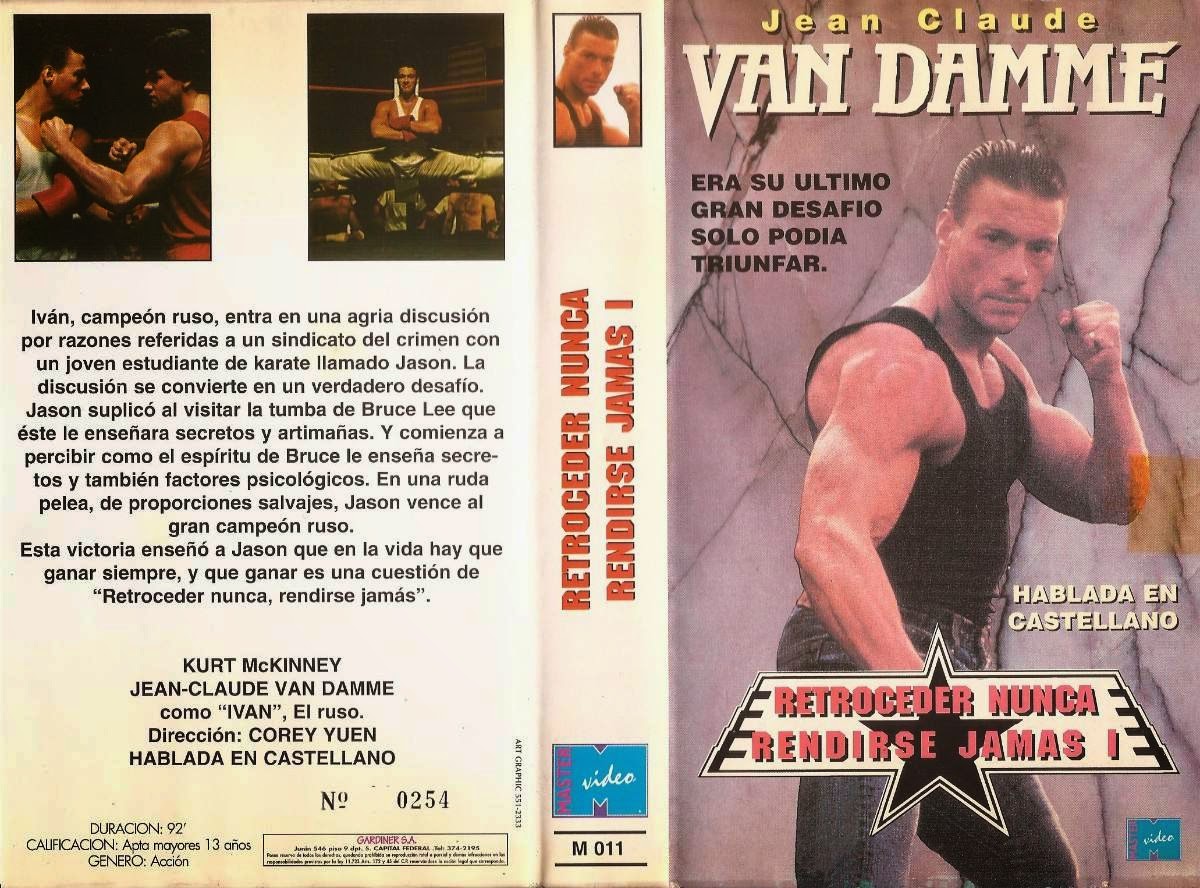 MÁS QUE CINE DE LOS OCHENTA: Retroceder nunca, rendirse jamás (1986 ...