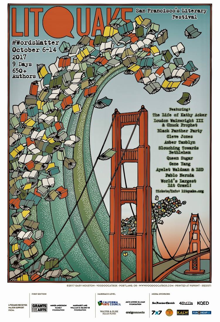 Eileen Verbs Books: LITQUAKE, SAN FRANCISCO'S LITERARY FESTIVAL