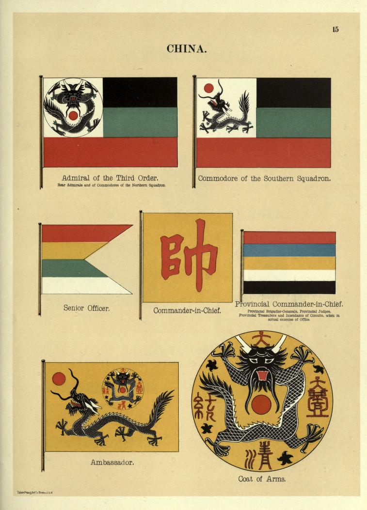 mochi thinking: Flags of maritime nations (1899) （navy Department）US ...