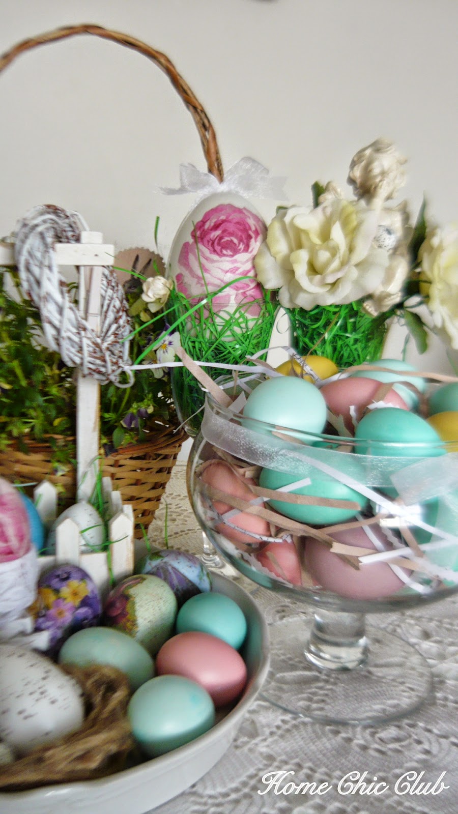 DIY Paper Mache Easter Egg | Home Chic Club: DIY Paper Mache Easter Egg