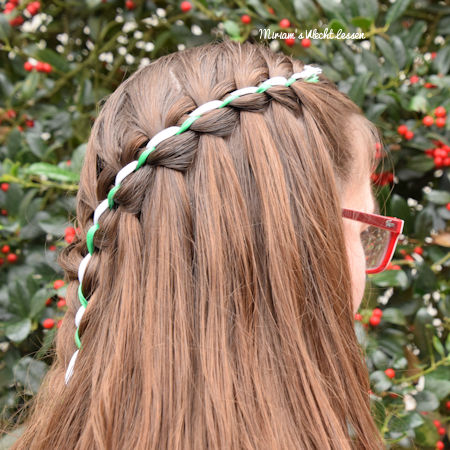 Miriam's Vlecht Lessen: 5 plukken invlecht (5 strand French braid)