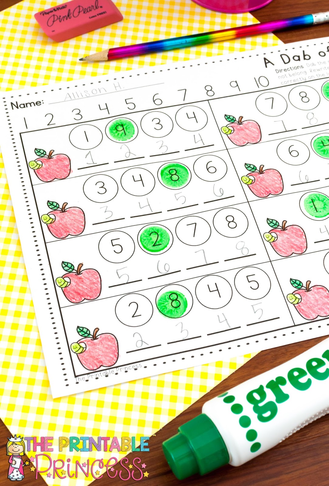 No Prep Fall Activities for Kindergarten {And Games TOO!}