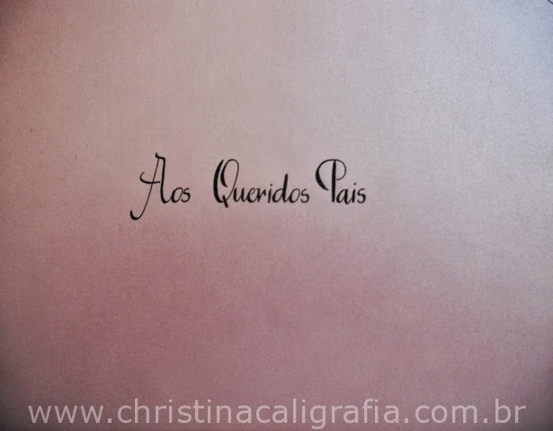 "Letra Cursiva Italiana"