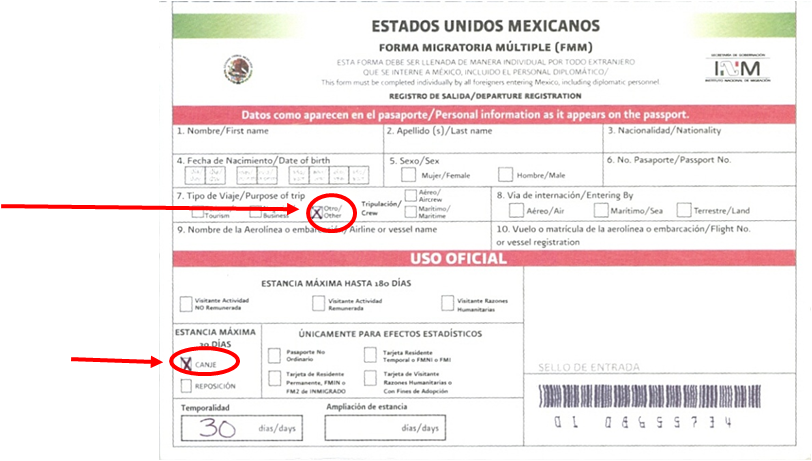 EMIGRANTES EN MÉXICO: LLEGADA A MÉXICO VÍA AEREA (AEROPUERTO)