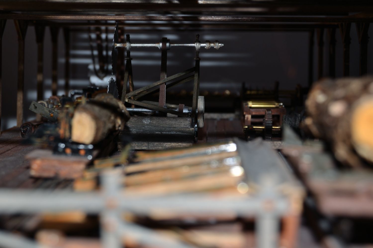 Steven's Valley RR: On30 sawmill from scratch -- progress photos (4)