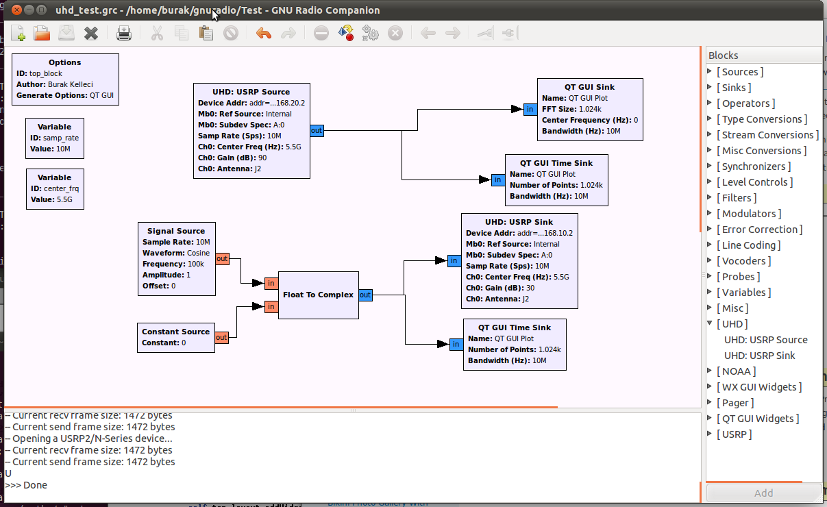 Gnu Radio One Step At A Time Discuss Gnuradio N210 Xcvr2450