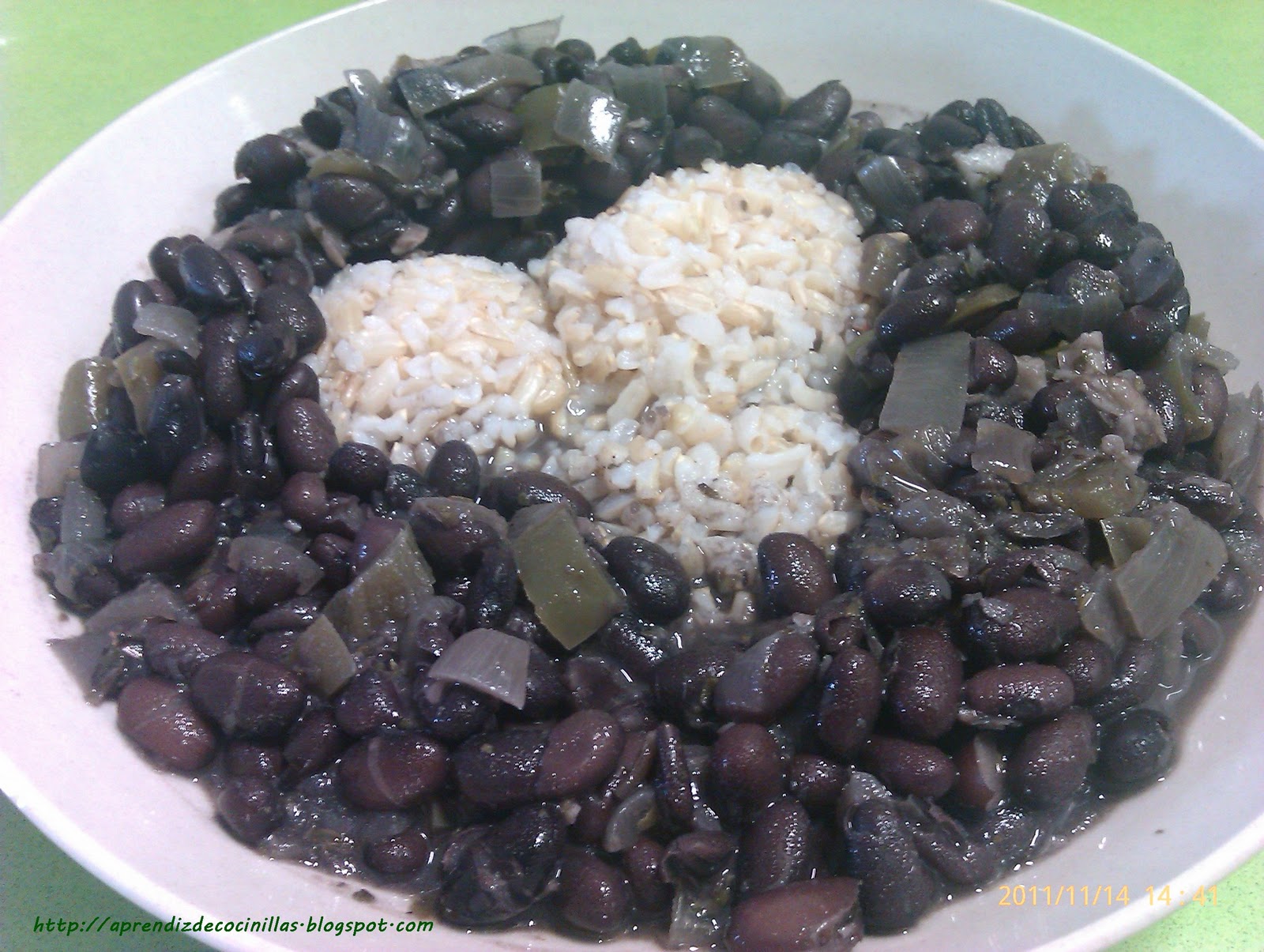 Aprendiz de Cocinillas: Receta. Frijoles caribeños.