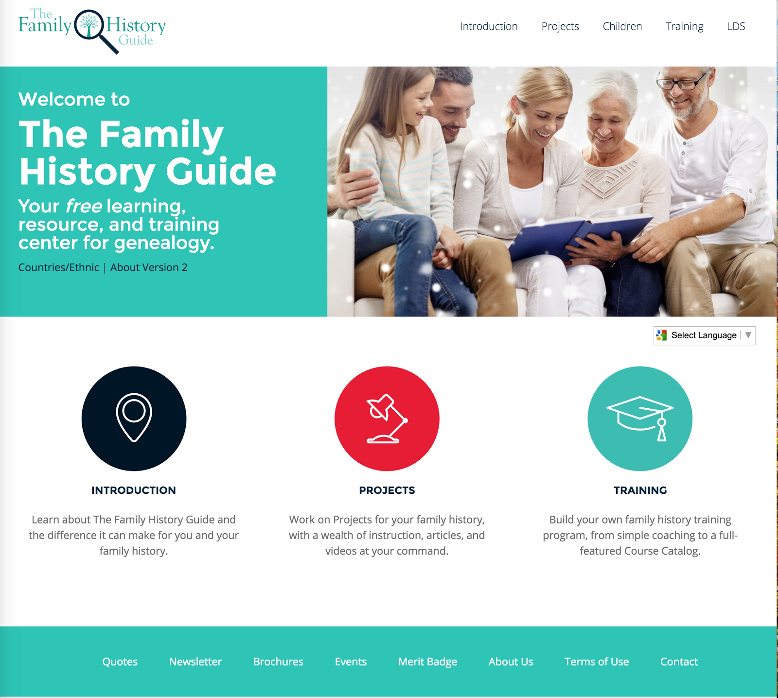 Genealogy's Star: The Family History Guide Publishes Updated Website
