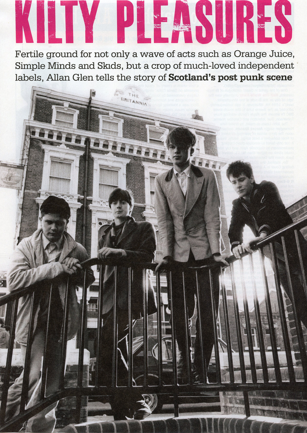 sound of young scotland: Kilty Pleasures : Scottish Post-Punk