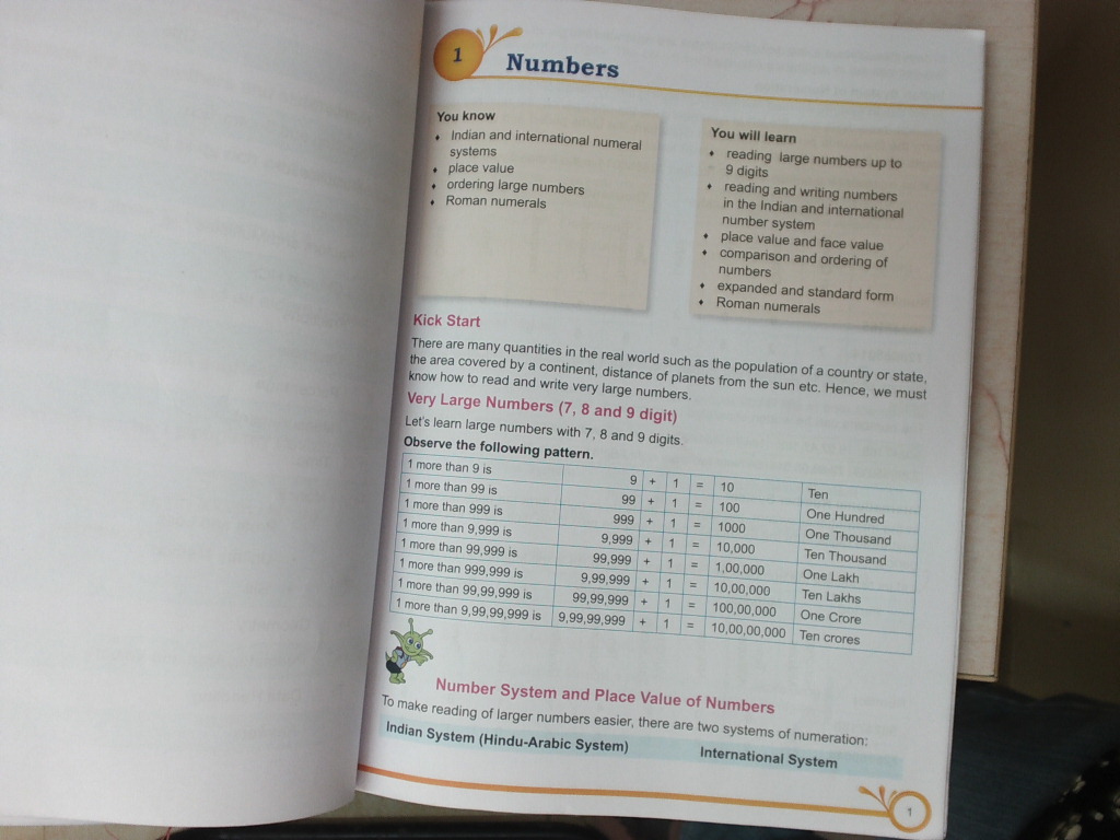 PIS VADODARA STD 5: Grade 5 Math Textbook Ch 1