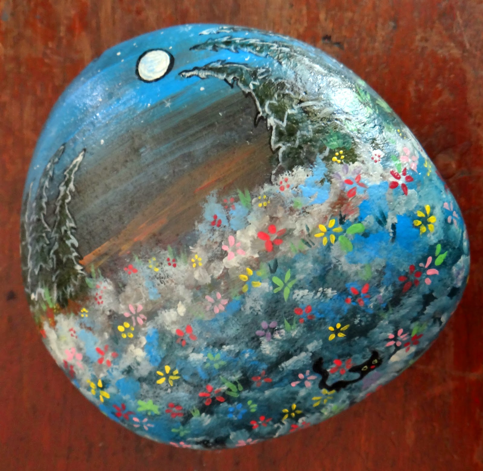 Beth's Artworx: River Rock Painting