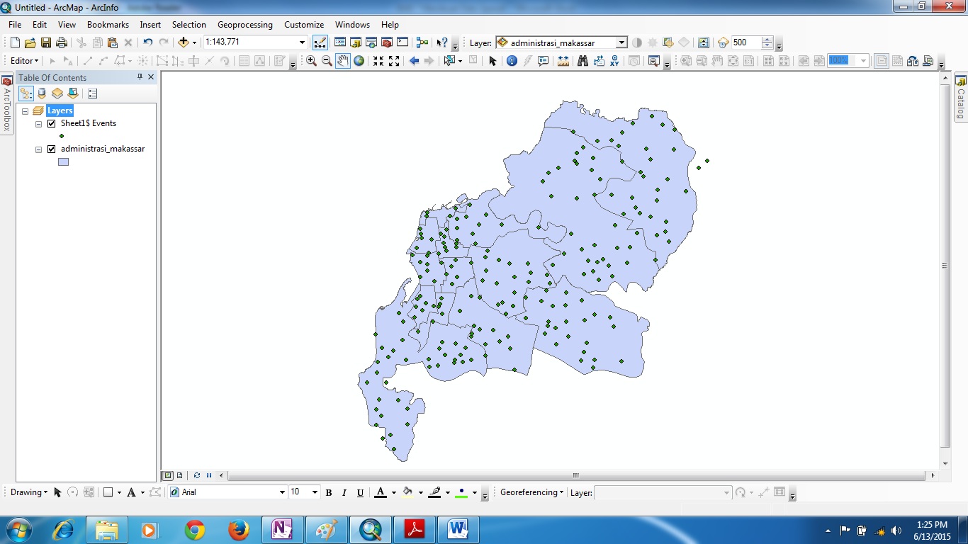 Cara Input XY Data di ArcGIS 10