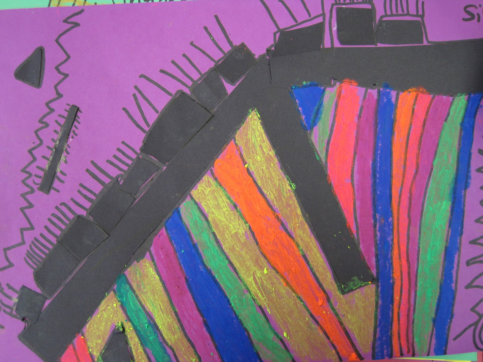 Princess Artypants: Visual Arts in the PYP: Lovely Line Collages