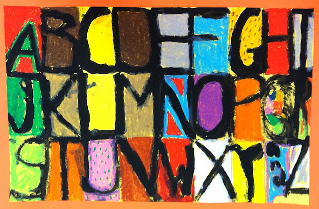 ART with Mrs. A: 1st Grade ABC Art