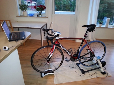 Big man changing: TacX Flow installed and tested :)