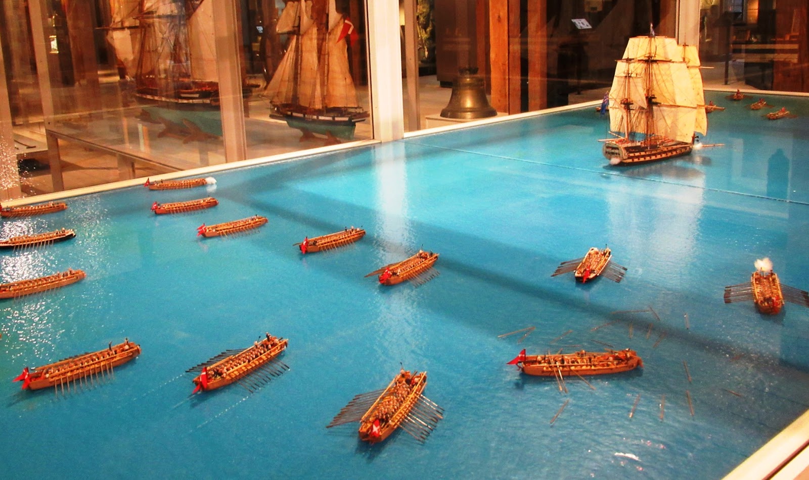 Wargaming Miscellany: Royal Arsenal Museum 2017: Naval Battle Models